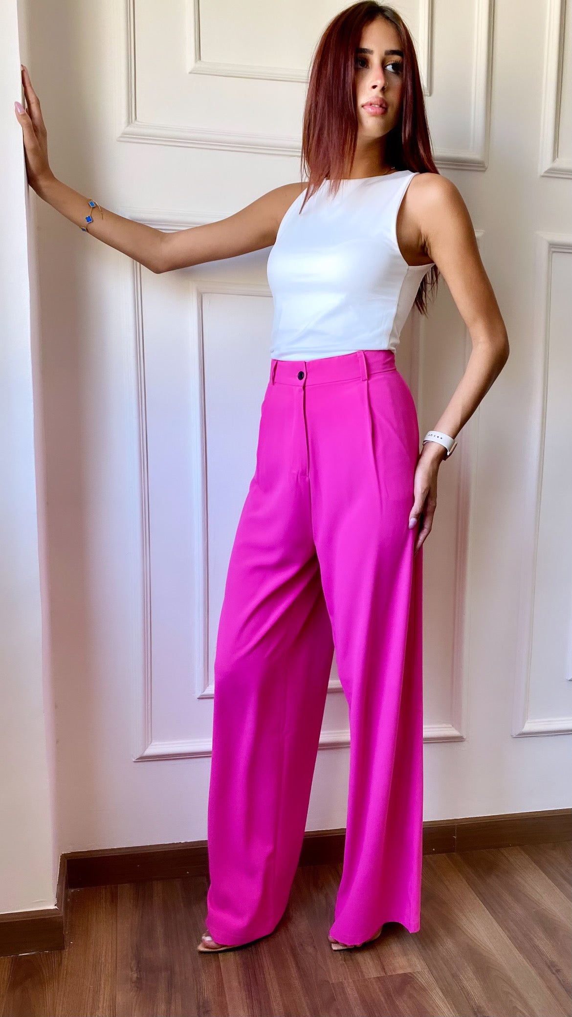 Classic Pants In Pink – PIMA